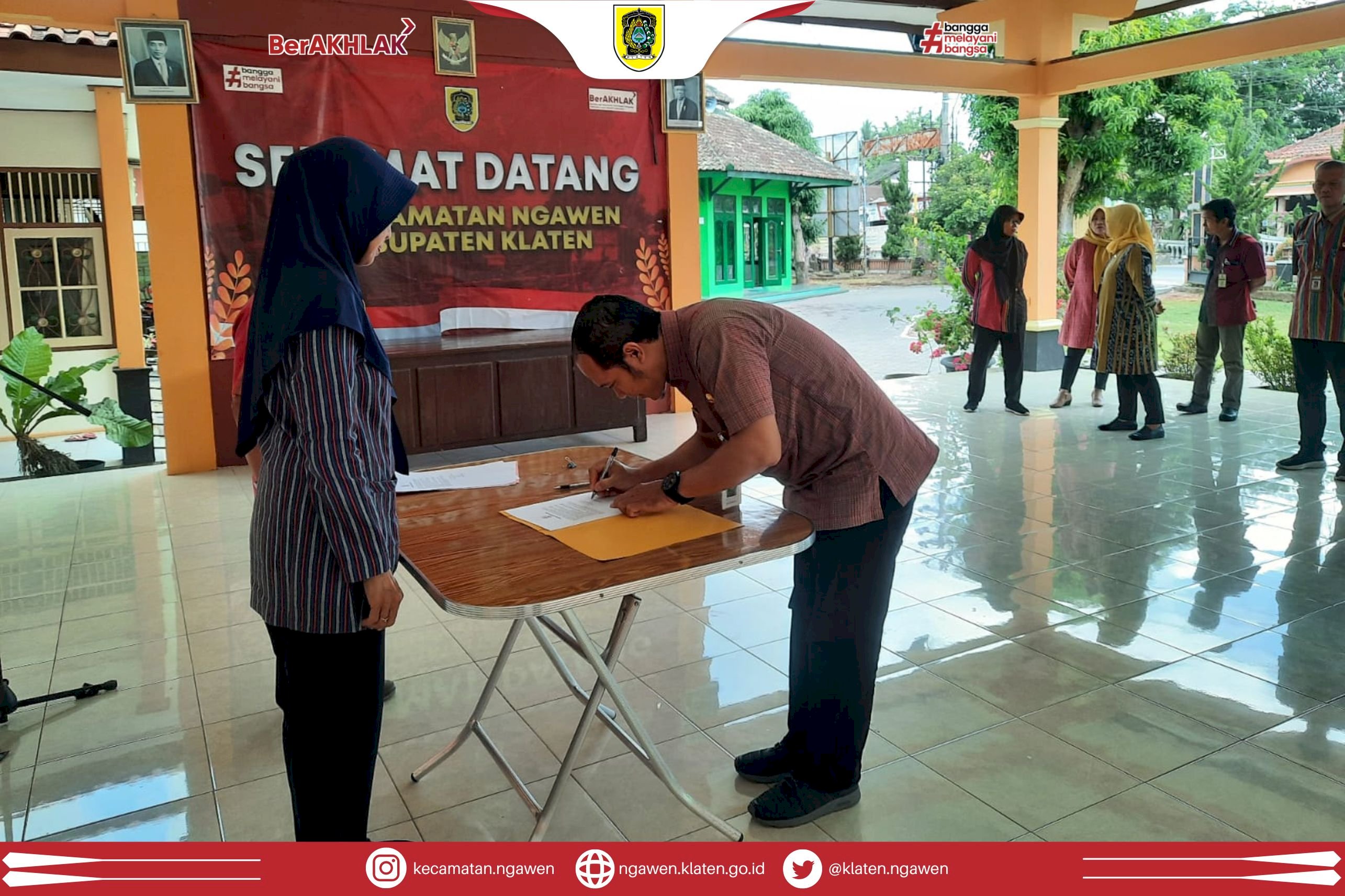 ASN Kecamatan Ngawen Ikrar Netralitas ASN Pemilu 2024 - Klaten ASN Kecamatan Ngawen Ikrar Netralitas ASN Pemilu 2024 - Klaten